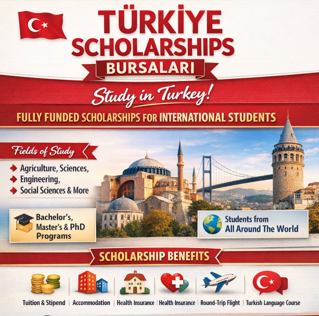 Turkish Government — Türkiye Scholarships Burslari 2026 - Ndangira.net